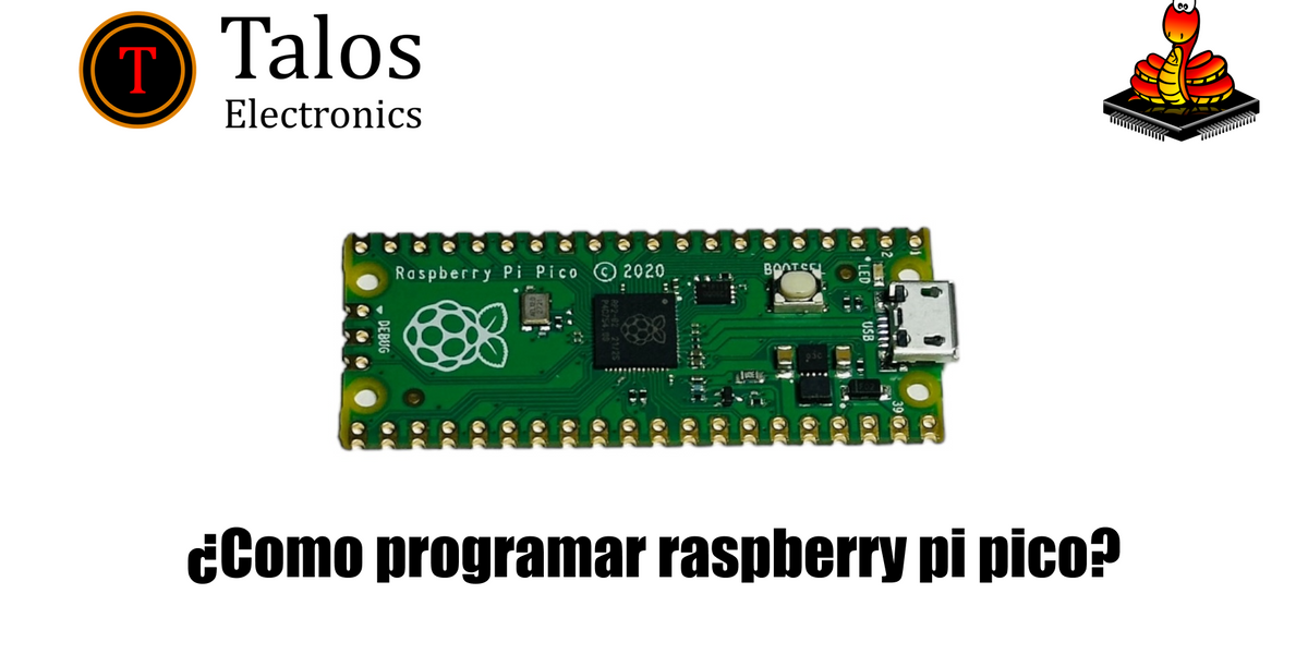 ¿Como programar raspberry pi pico? — Talos Electronics