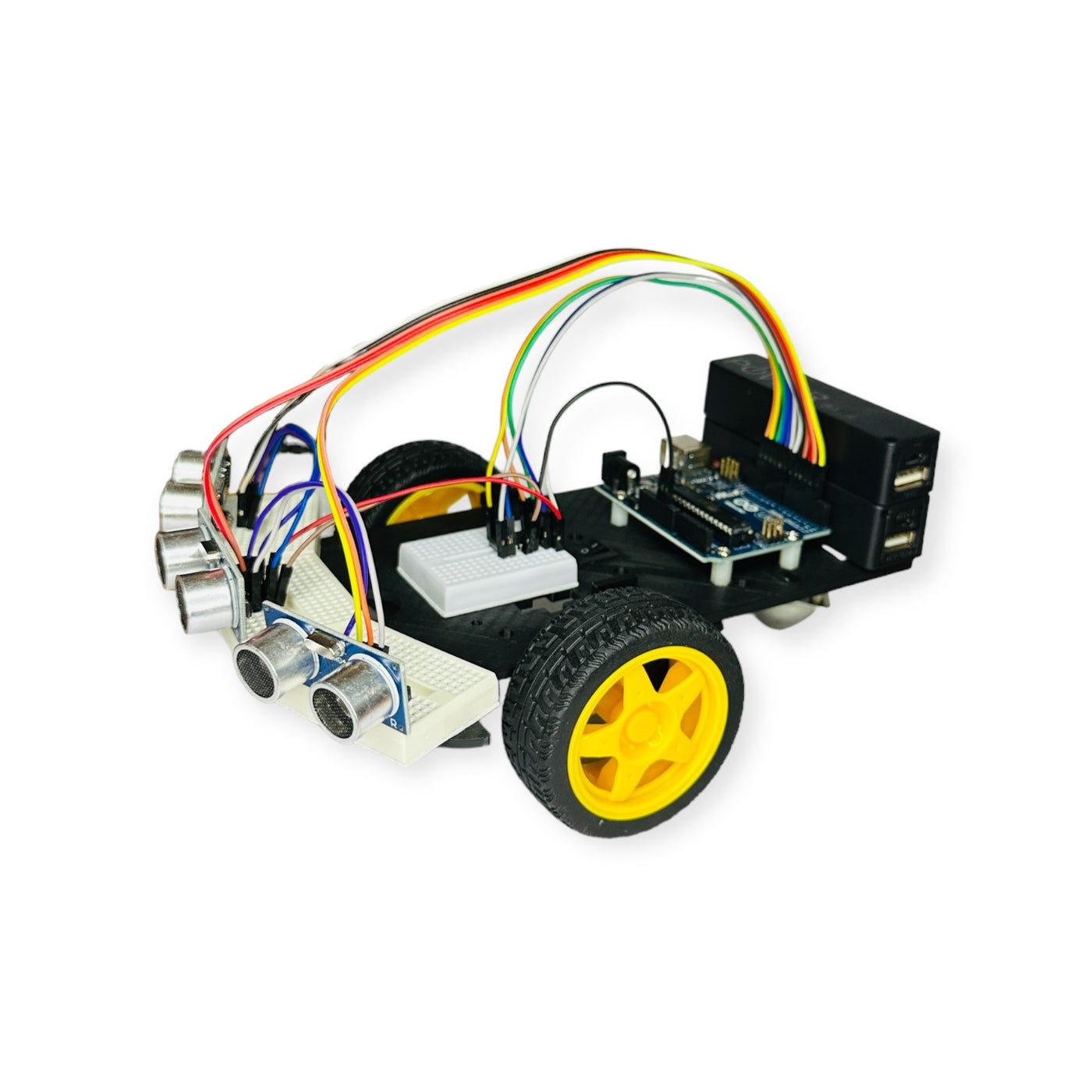 Kit robot evasor de obstáculos para Arduino con Chasis 3D — Talos Electronics
