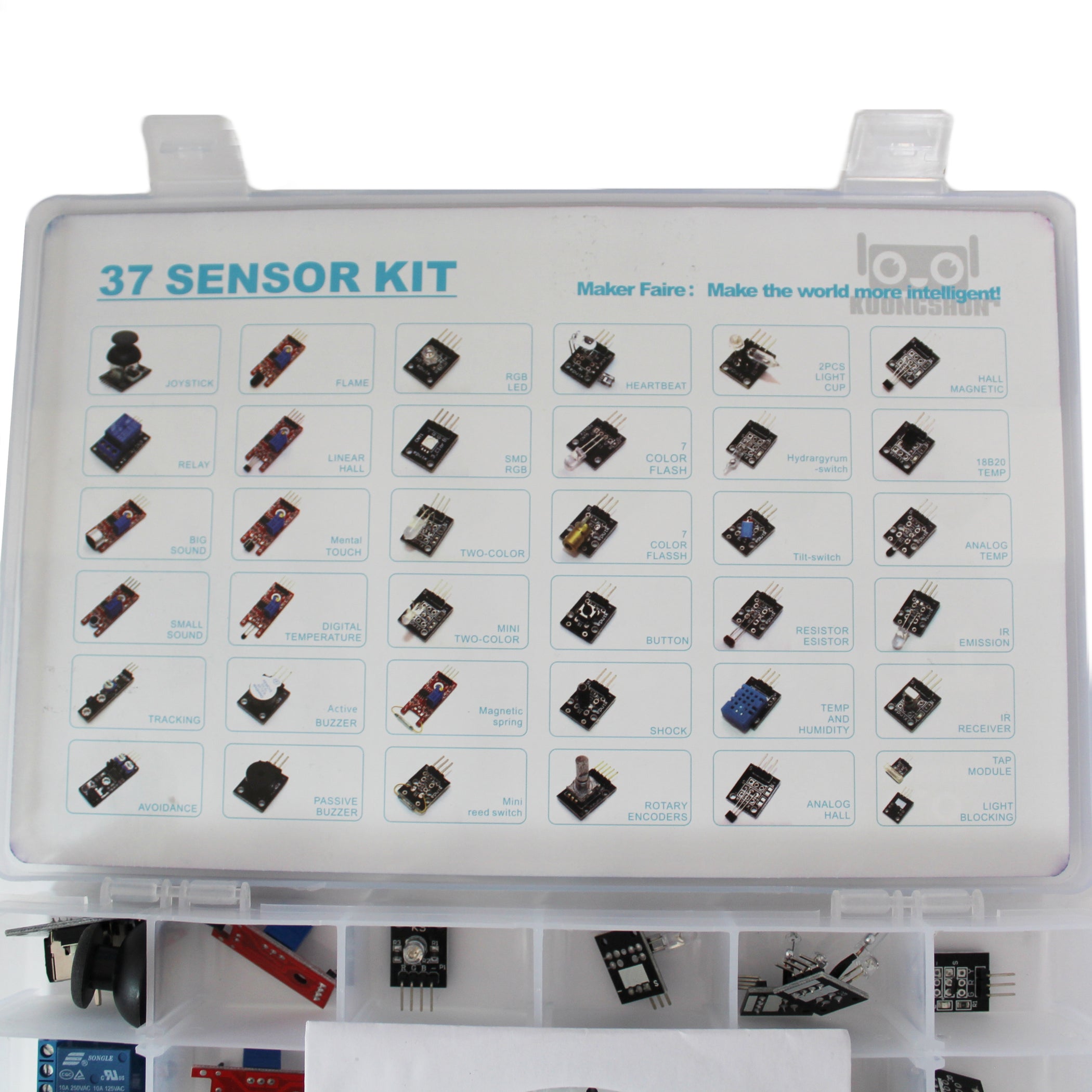 Kit sensores Arduino 37pcs — Talos Electronics