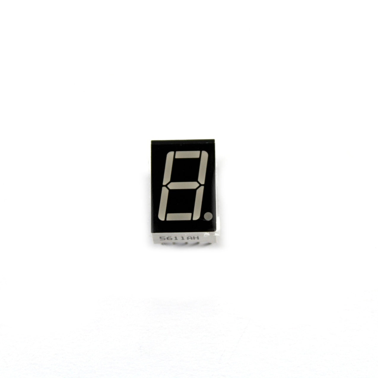 Display rojo de 7 segmentos 1 dígito cátodo común 5161AS — Talos ...