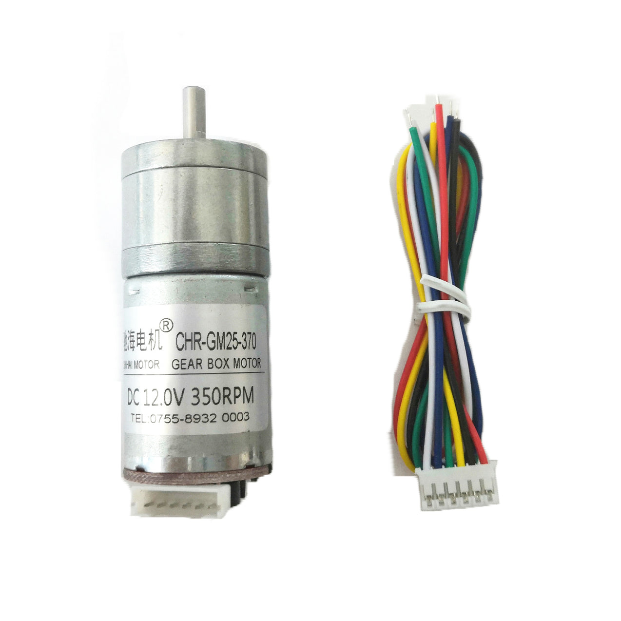 Motor de engranaje con Encoder 12V DC 350 RPM — Talos Electronics