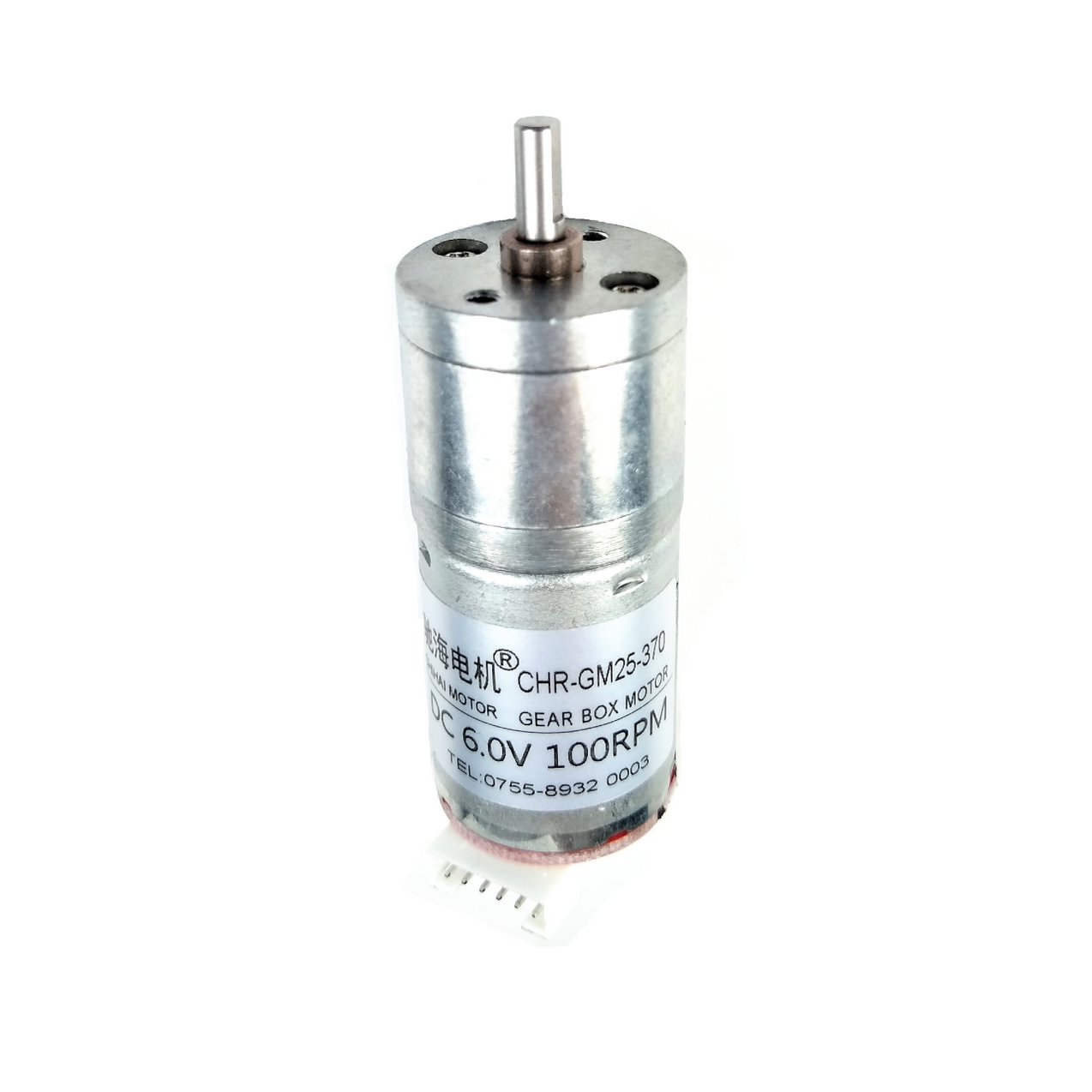 Motor de engranaje con Encoder 6V DC 100 RPM — Talos Electronics