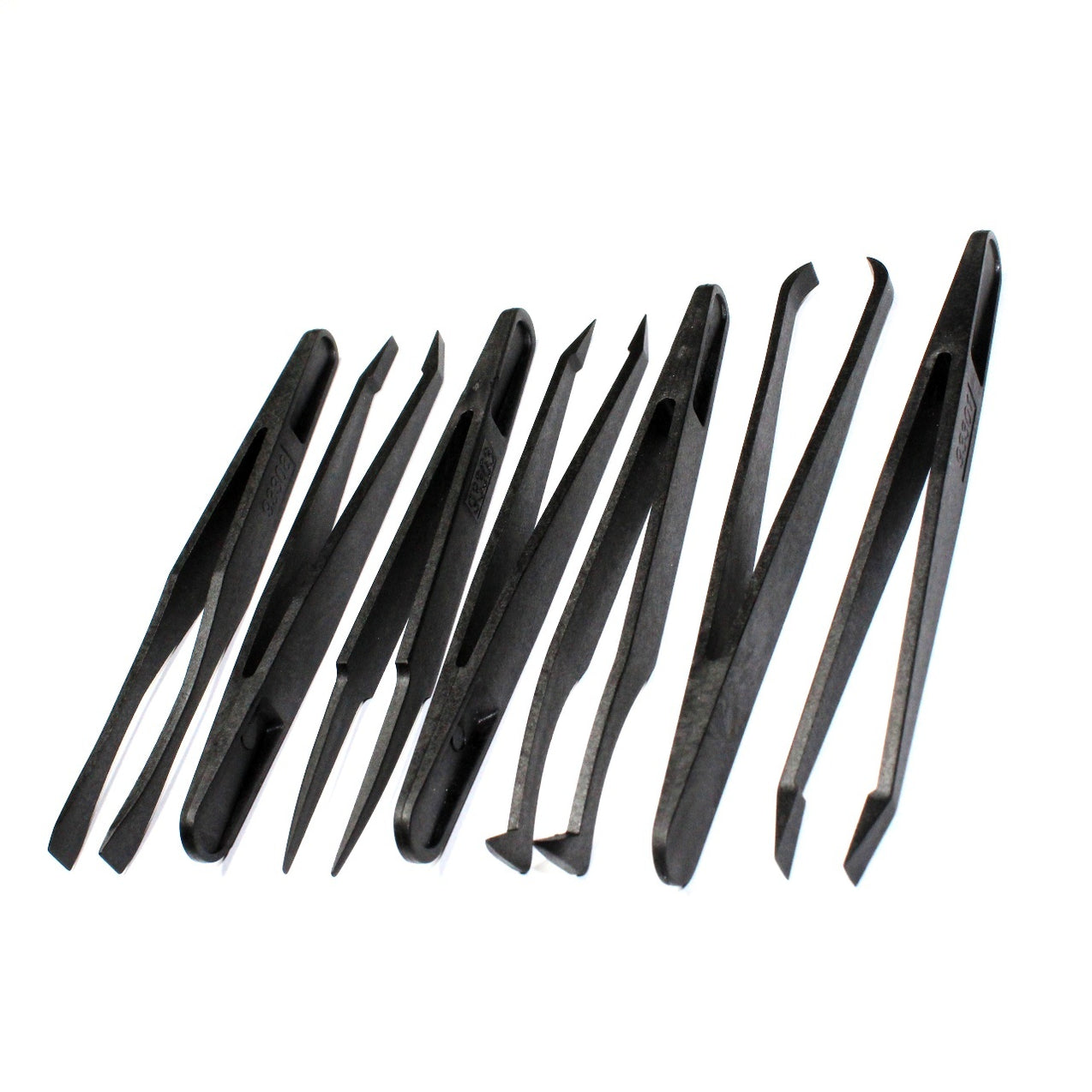 Paquete de 7 Pinzas "Tweezer" de plástico antiestático — Talos Electronics