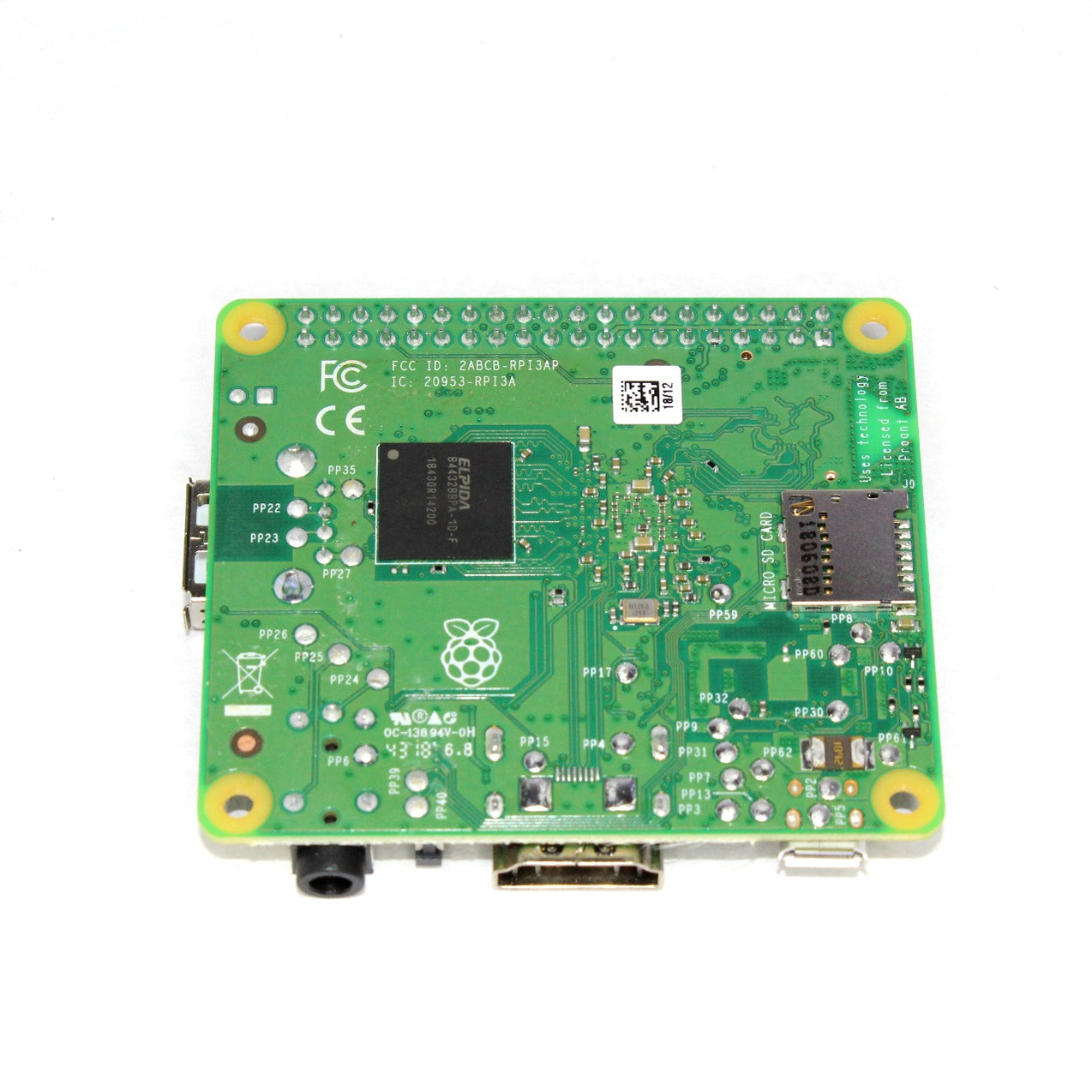 Raspberry Pi 3 A+ 512MB RAM — Talos Electronics