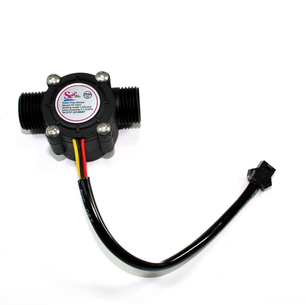 Sensor de flujo por efecto Hall YF-S201 — Talos Electronics