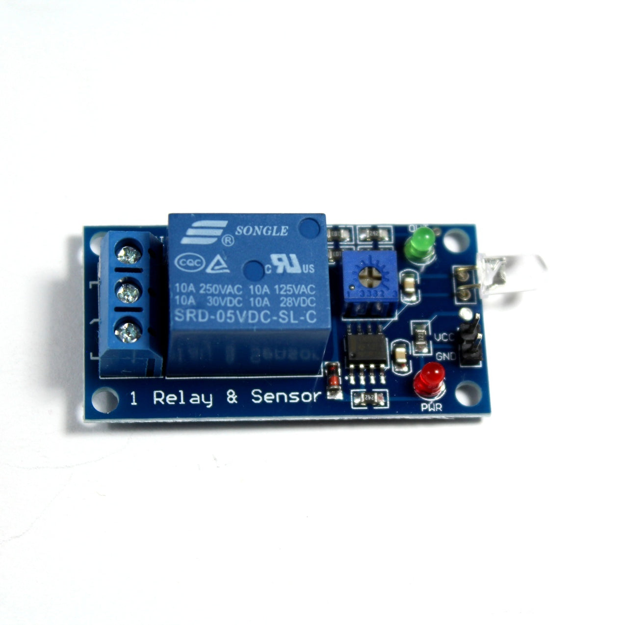 Sensor de luz con relevador — Talos Electronics