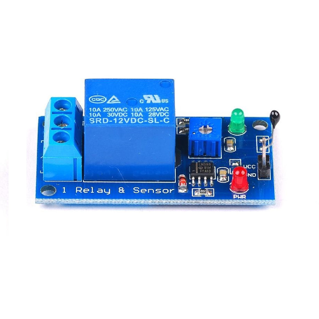 Sensor de temperatura con relevador — Talos Electronics